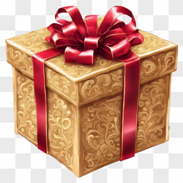 Download Elegante Geschenkdoos met Rode Strik Cartoons online op ...