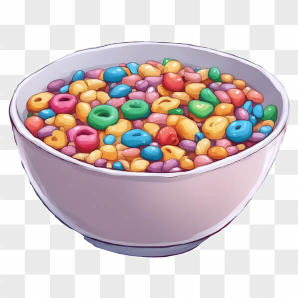 Descarga Bol colorido de cereales y dulces Cartoons En Línea - Creative ...