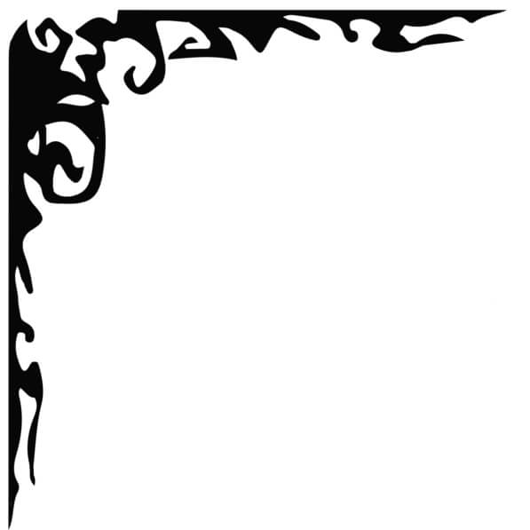 Download Decorative Black Corner Design Borders & Corners Online ...