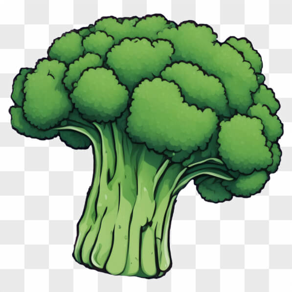 Download Illustration of Broccoli Cartoons Online - Creative Fabrica
