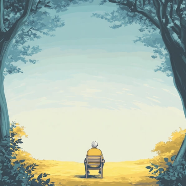 Download Elderly Man Reflecting in Nature Backgrounds Online - Creative ...