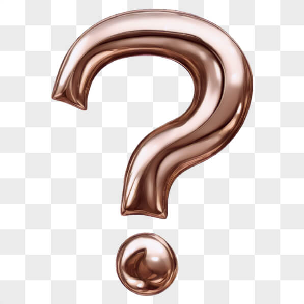 Descarga Símbolo de signo de interrogación en color oro rosa Cartoons En Línea - Creative Fabrica