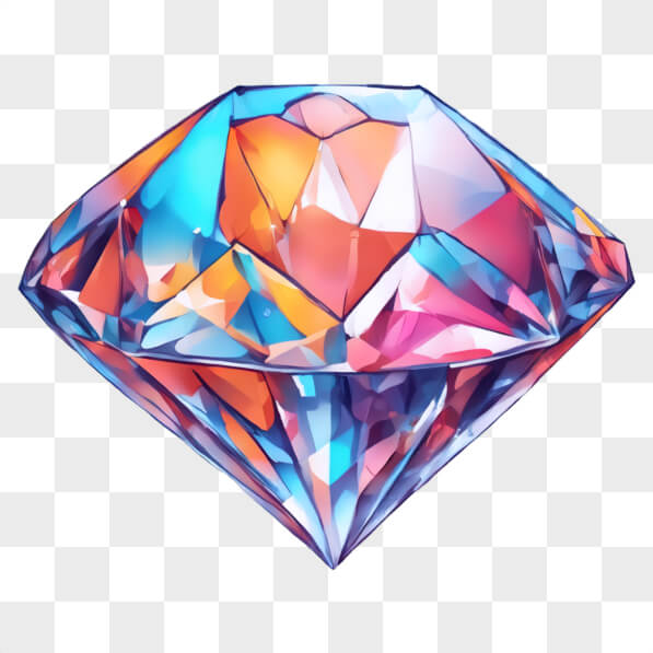 Download Colorful Diamond on Black Background Cartoons Online ...