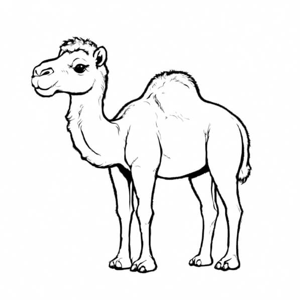 Descarga Ilustración De Camello De Dibujos Animados Páginas Para