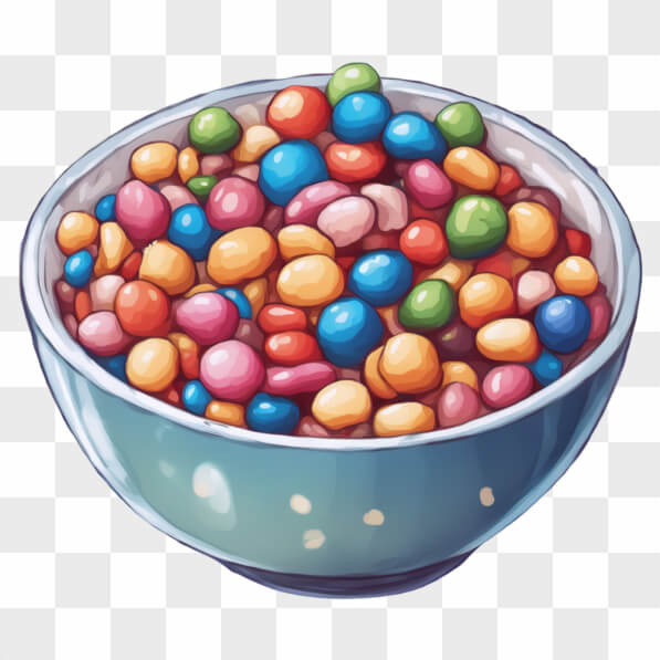 Download Colorful Candy Bowl Cartoons Online - Creative Fabrica