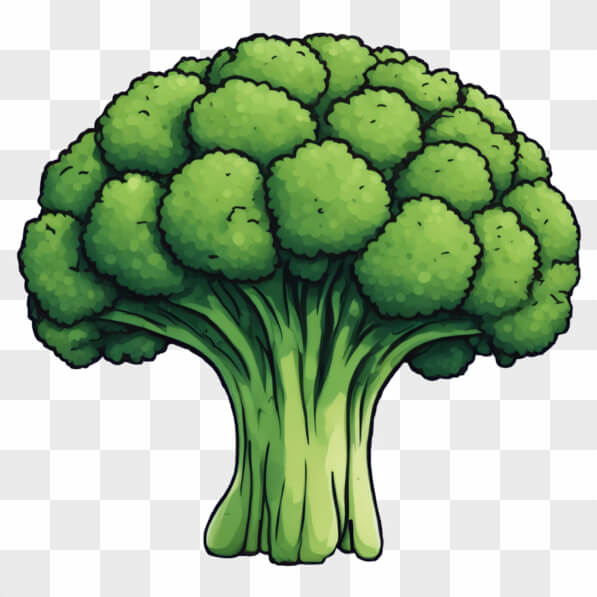 Download Cartoon Broccoli Illustration Cartoons Online - Creative Fabrica