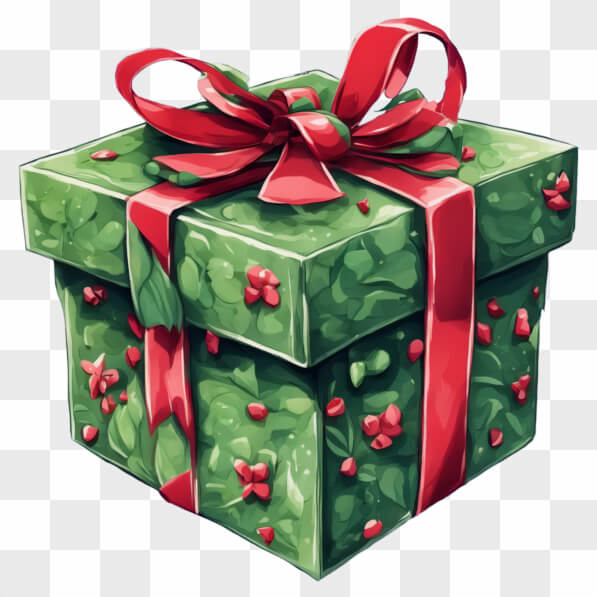 Baixe Caixa de Presente Envolta Festivamente Cartoons - Creative Fabrica