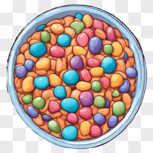 Download Colorful Candy Bowl Cartoons Online - Creative Fabrica
