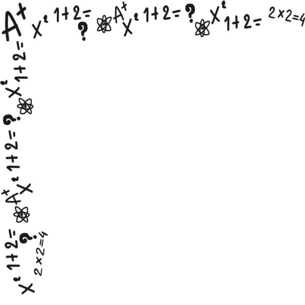 Download Mathematical Expressions and Equations Borders & Corners ...