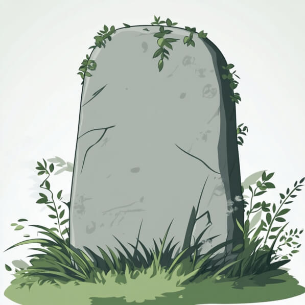Download Overwoekerde Grafsteen in de Natuur Achtergronden online op ...