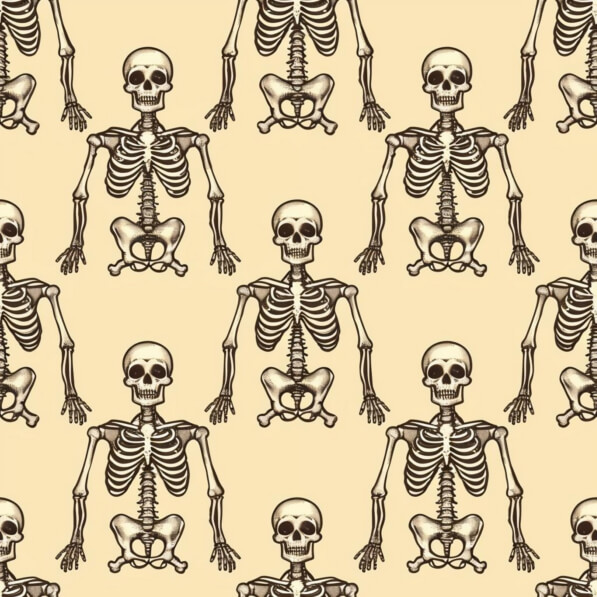 Download Vintage Skeleton Pattern Backgrounds Online - Creative Fabrica