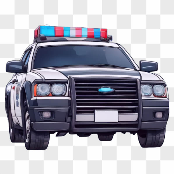 Download Cartoon-style Police Car Cartoons Online - Creative Fabrica