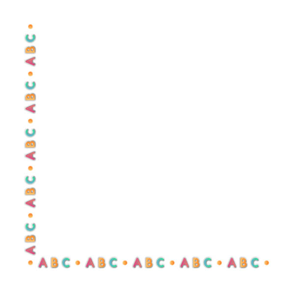 Download Colorful ABC Border Design Borders & Corners Online - Creative ...