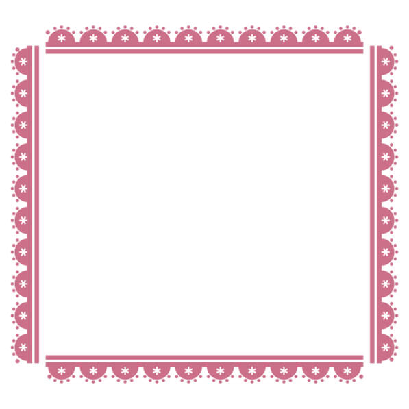 Download Decorative Pink Border Design Frames Online - Creative Fabrica