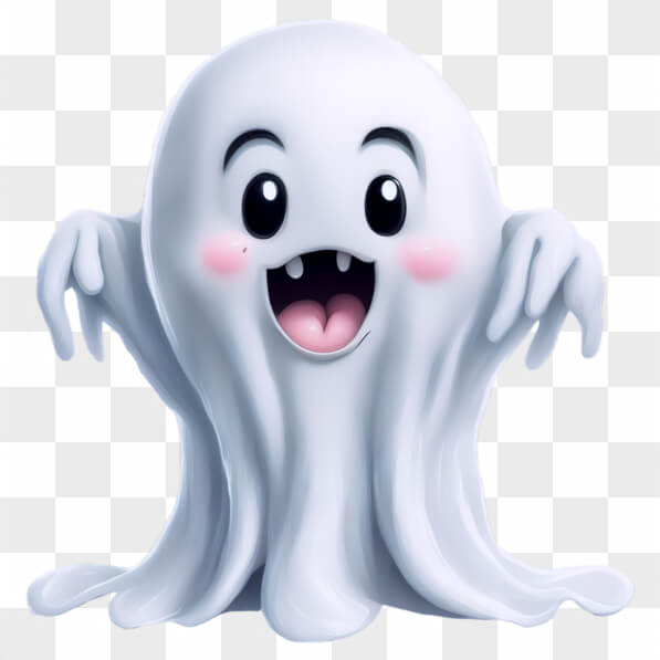 Download Cheerful Cartoon Ghost Cartoons Online - Creative Fabrica