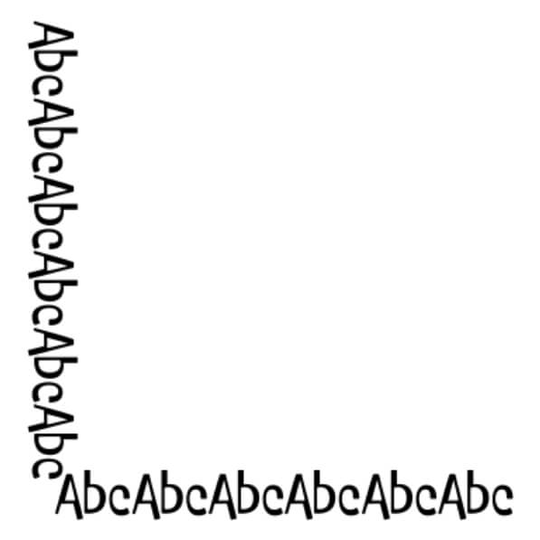 Download Stylized Typography of Letters A, B, and C Borders & Corners ...