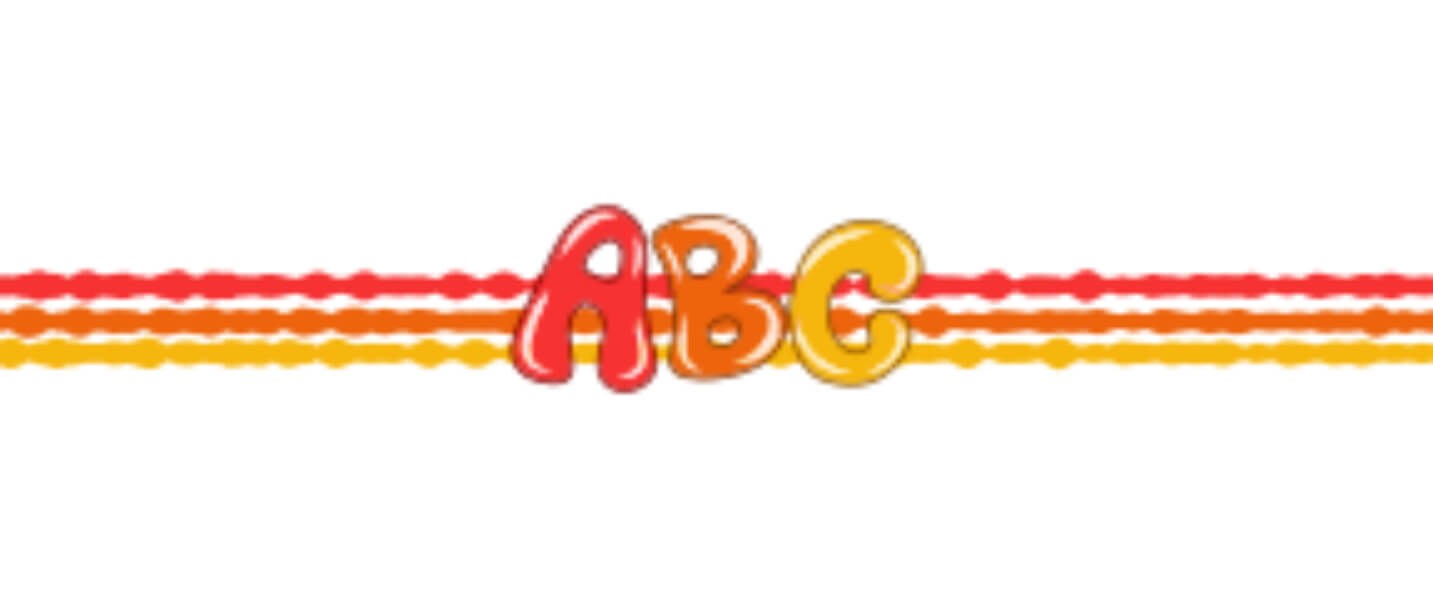 Download Colorful ABC Letters with Wavy Lines Borders & Corners Online ...