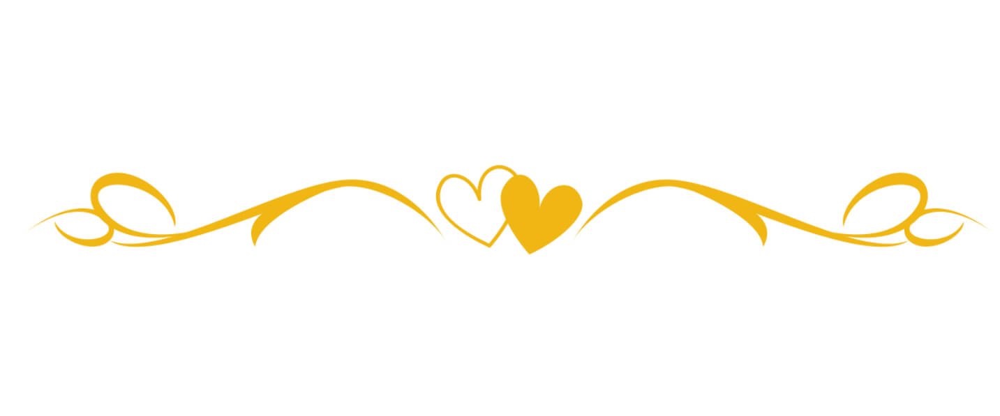 Download Elegant Yellow Decorative Border with Hearts Borders & Corners ...