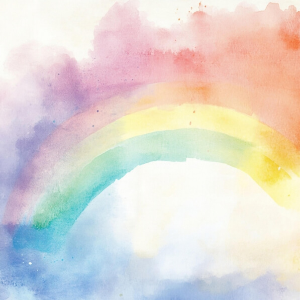 Download Watercolor Rainbow on Pastel Background Backgrounds Online ...