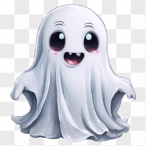 Download Cheerful Cartoon Ghost Character Cartoons Online - Creative ...
