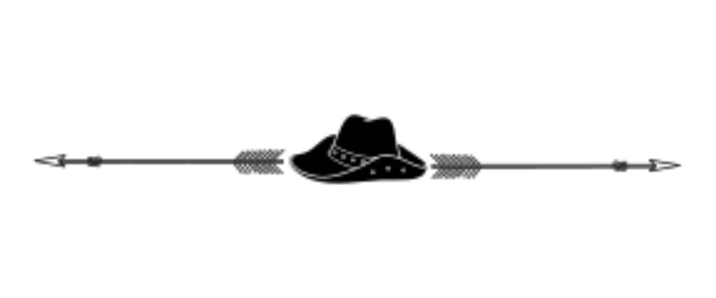 Download Cowboy Hat and Arrows Design Borders & Corners Online ...