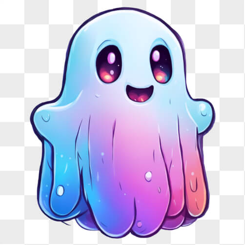 Download Cheerful Cartoon Ghost Character Cartoons Online - Creative ...