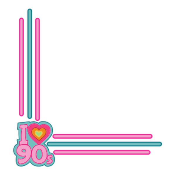 Download I Love 90s Graphic Design Borders & Corners Online - Creative ...