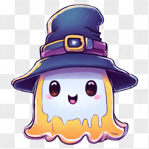 Download Cheerful Cartoon Ghost Character Cartoons Online - Creative ...