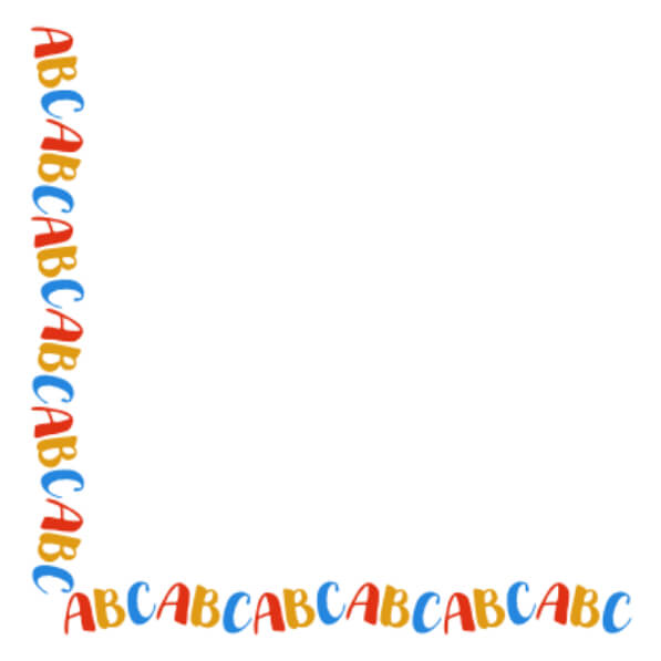 Download Colorful ABC Pattern Border Borders & Corners Online ...