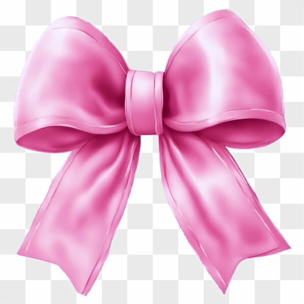 Download Shiny Pink Satin Bow Cartoons Online - Creative Fabrica