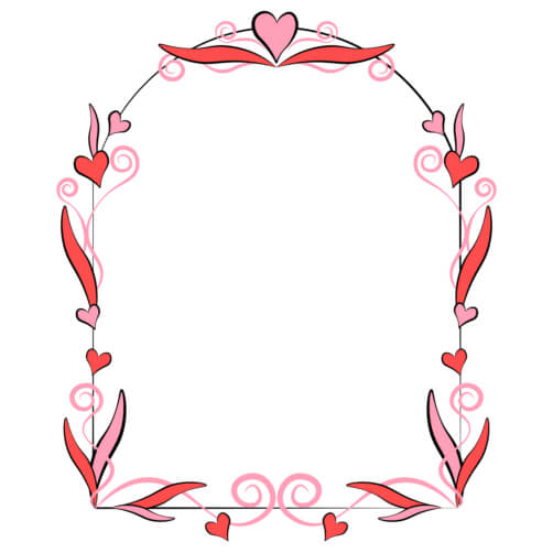 Download Decorative Heart Frame Frames Online - Creative Fabrica