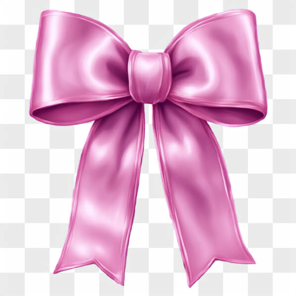 Scarica Fiocco Rosa Lucido su Sfondo Nero Cartoni animati Online ...