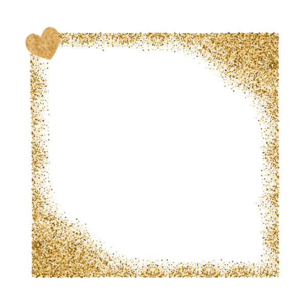 Download Gouden Glitter Decoratief Kader Frames online op Creative Fabrica