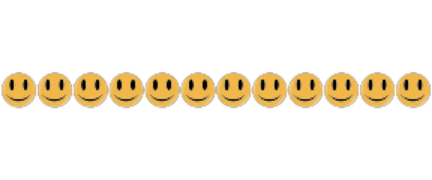 Download Row of Smiley Face Emojis Borders & Corners Online - Creative ...