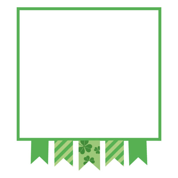 Download Feestelijk Groen Kader met Banieren Frames online op Creative ...