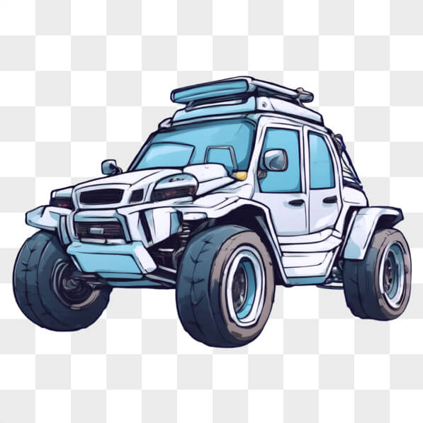 Download Stylized Off-Road Vehicle Cartoons Online - Creative Fabrica