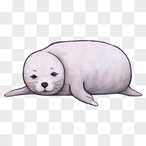 Download Cute Cartoon Seal Cartoons Online - Creative Fabrica