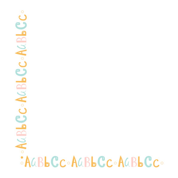 Descarga Borde de Letra Pastel Decorativo Bordes y Esquinas En Línea ...