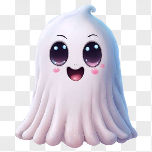 Download Cheerful Cartoon Ghost Character Cartoons Online - Creative ...
