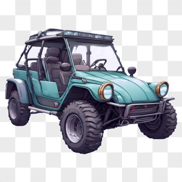 Download Vintage Dune Buggy Illustration Cartoons Online - Creative Fabrica