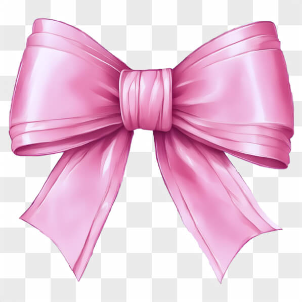 Descarga Lazo Rosa Brillante Cartoons En Línea - Creative Fabrica