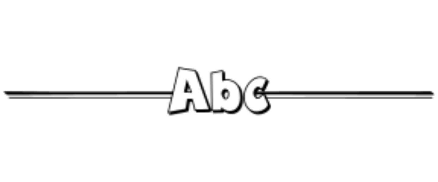 Download Playful Abc Design with Horizontal Line Borders & Corners ...