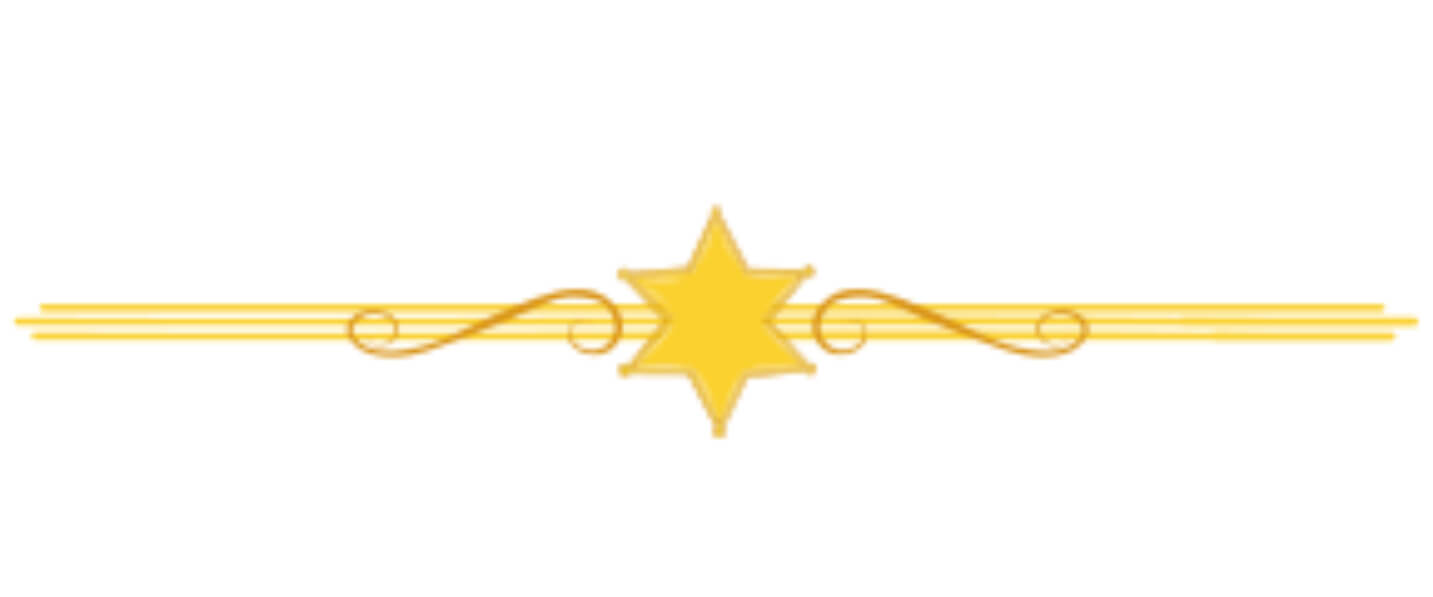 Download Decorative Golden Divider with Star Borders & Corners Online ...