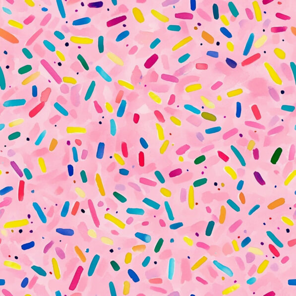 Download Colorful Sprinkles Pattern on Pink Background Patterns Online ...