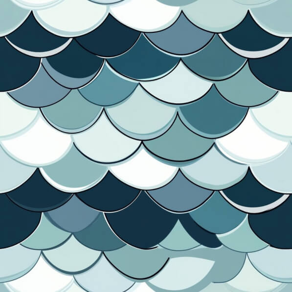 Download Teal and Blue Scales Pattern Patterns Online - Creative Fabrica
