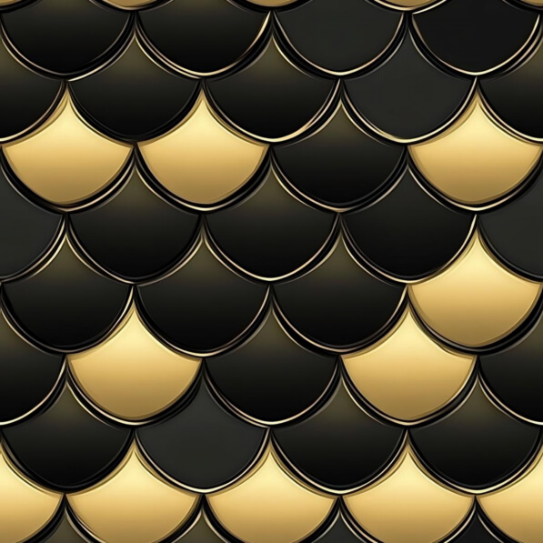 Download Black and Gold Fish Scale Pattern Patterns Online - Creative ...