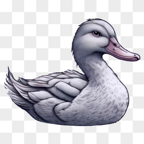 Download Stylized Duck Illustration Cartoons Online - Creative Fabrica
