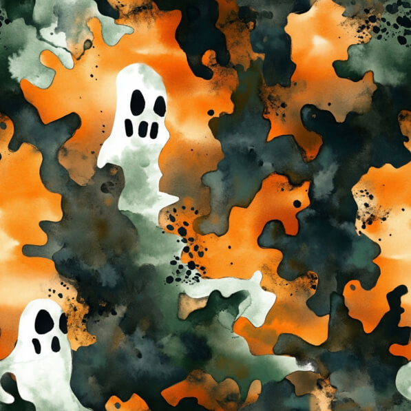 Download Abstract Watercolor with Ghost Figures Patterns Online ...