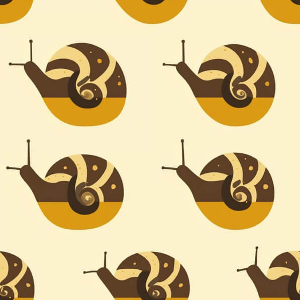 Download Pattern of Cartoon Snails Patterns Online - Creative Fabrica