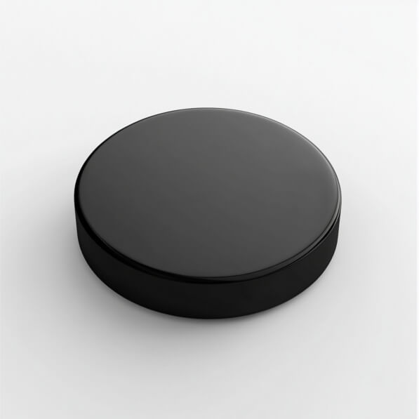 Download Minimalist Black Circular Object on White Surface Mockups ...
